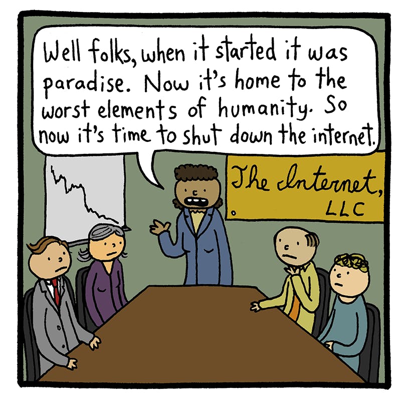 The End of the Internet - by Joey Alison Sayers