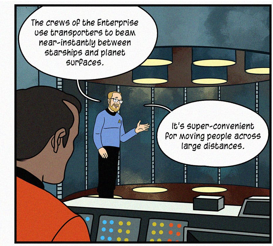 The Trouble With Teleportation - by Maki Naro and Matthew Francis