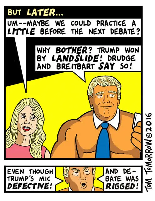 Trump Smash Debate! - by Tom Tomorrow
