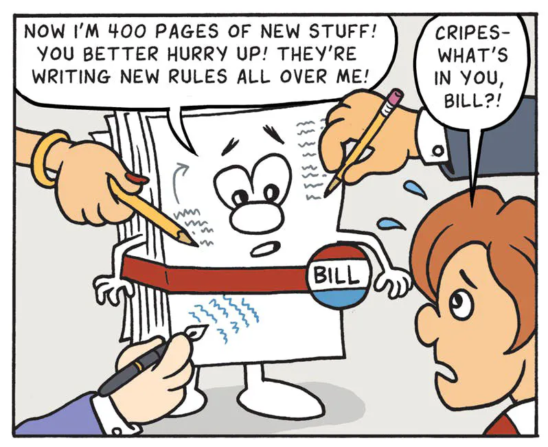 How A Bill Becomes A Law Cartoon How A Bill Becomes A Law In New