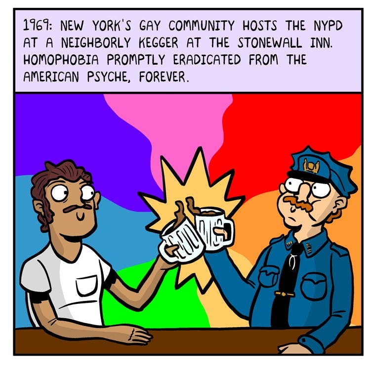 Great Moments in Peaceful Protest History - by Matt Lubchansky