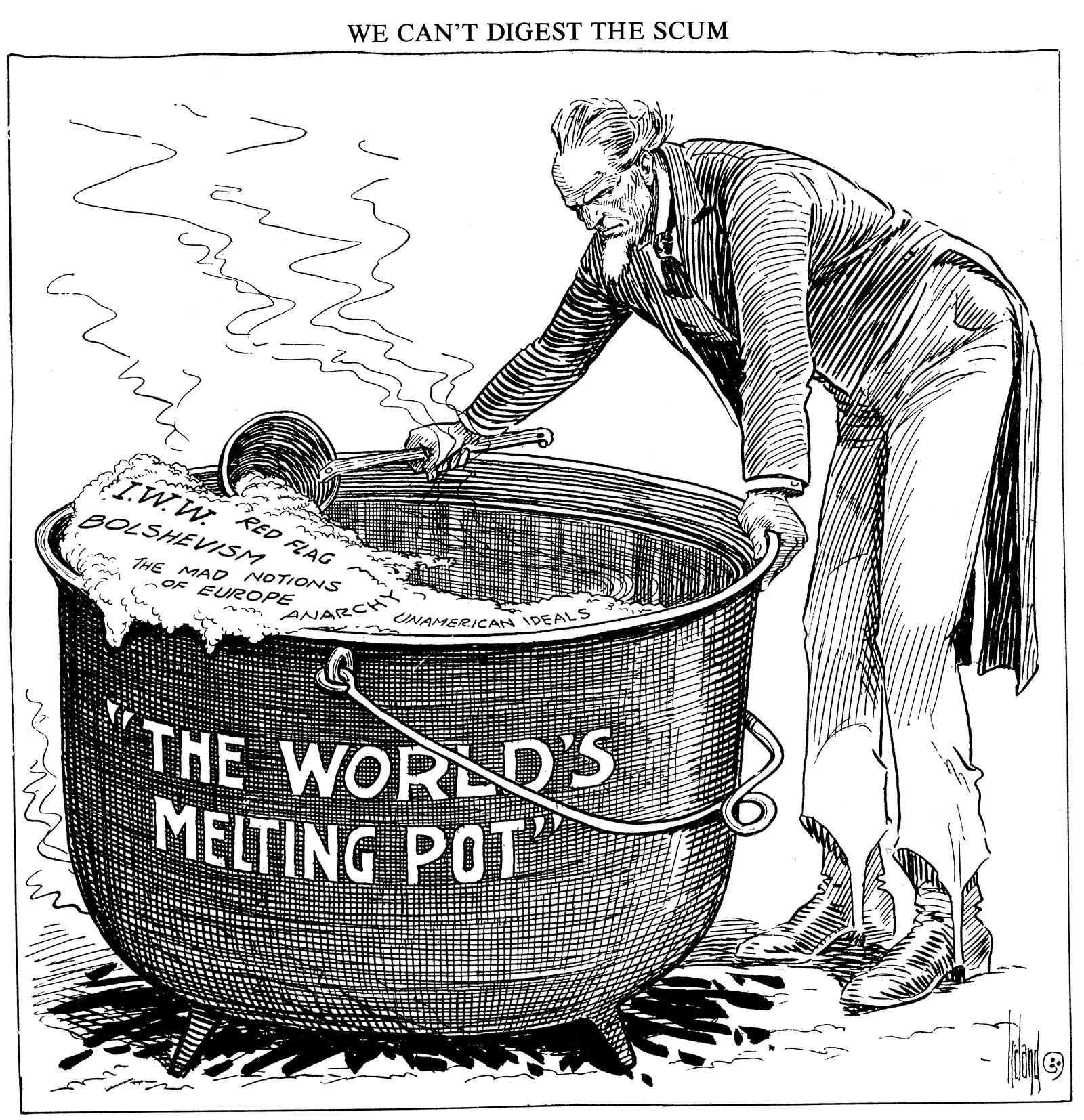 This 1919 Cartoon Shows Our Immigration Fears Haven’t Changed in 100 ...