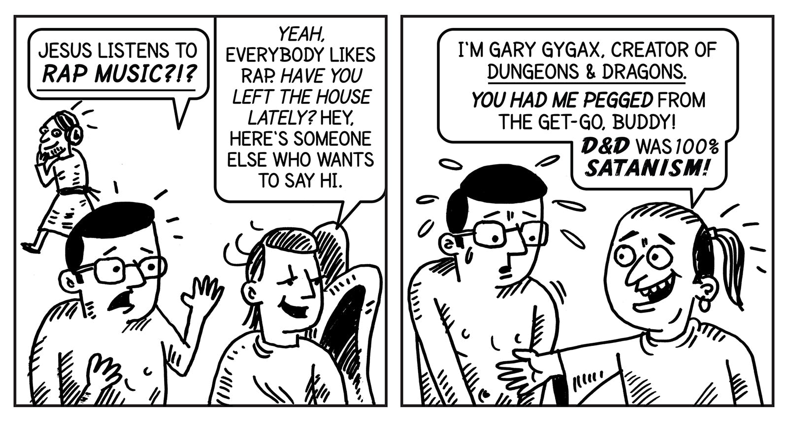 Jack Chick Goes to Heaven - by The Nib