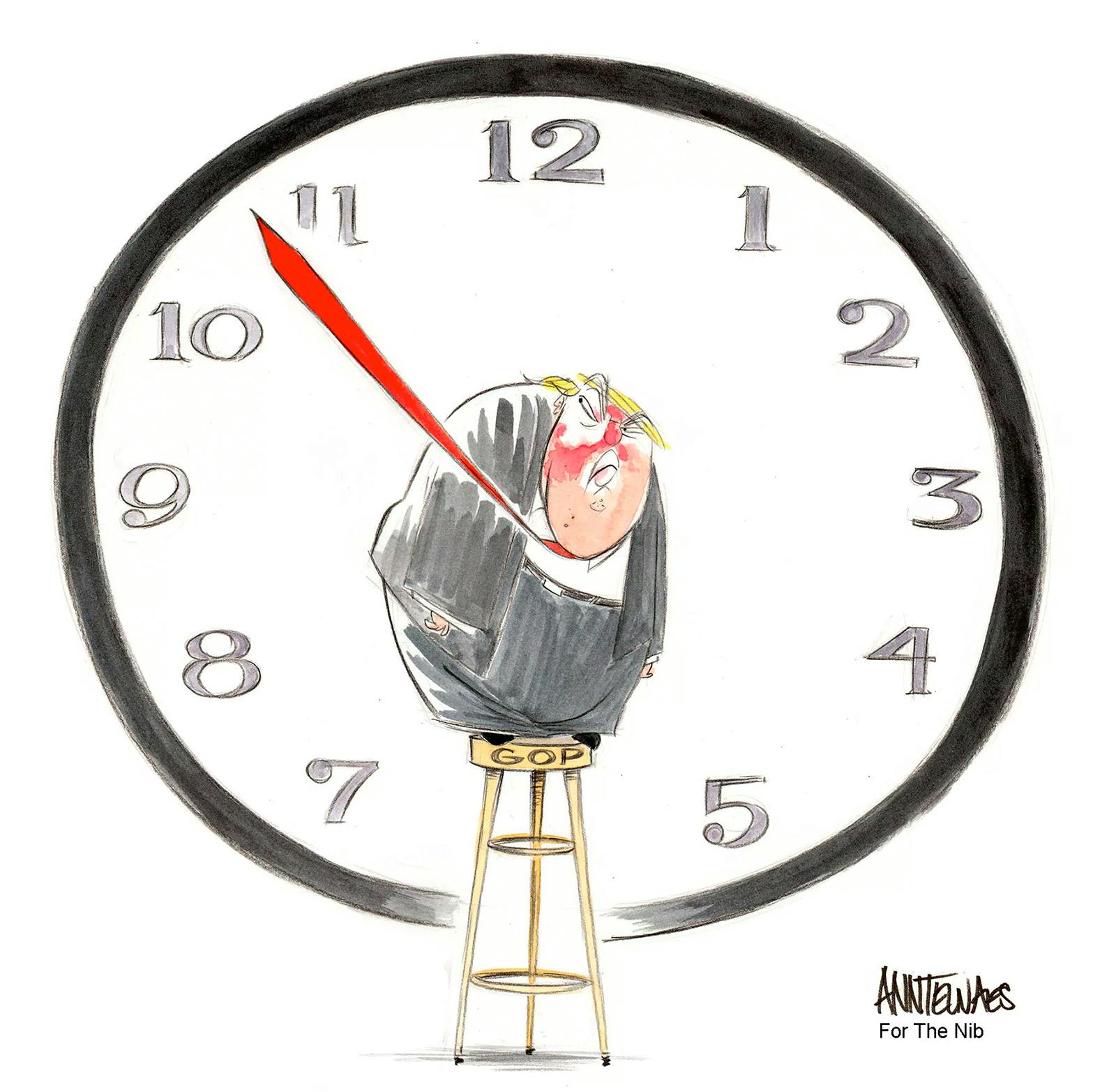 It’s Getting Late... - by Ann Telnaes