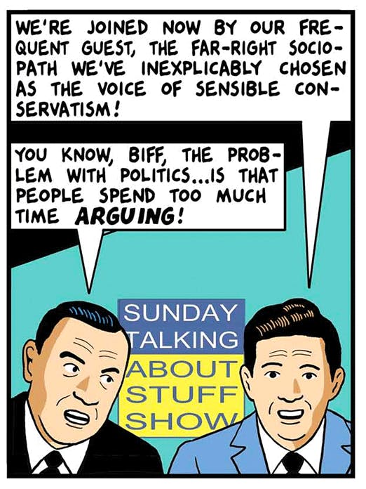 Communication Breakdown - by Tom Tomorrow