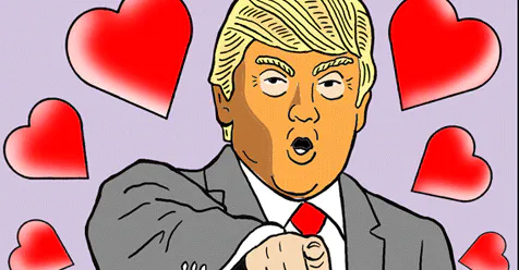 Happy Valentine’s Day From President Trump - by Tom Tomorrow