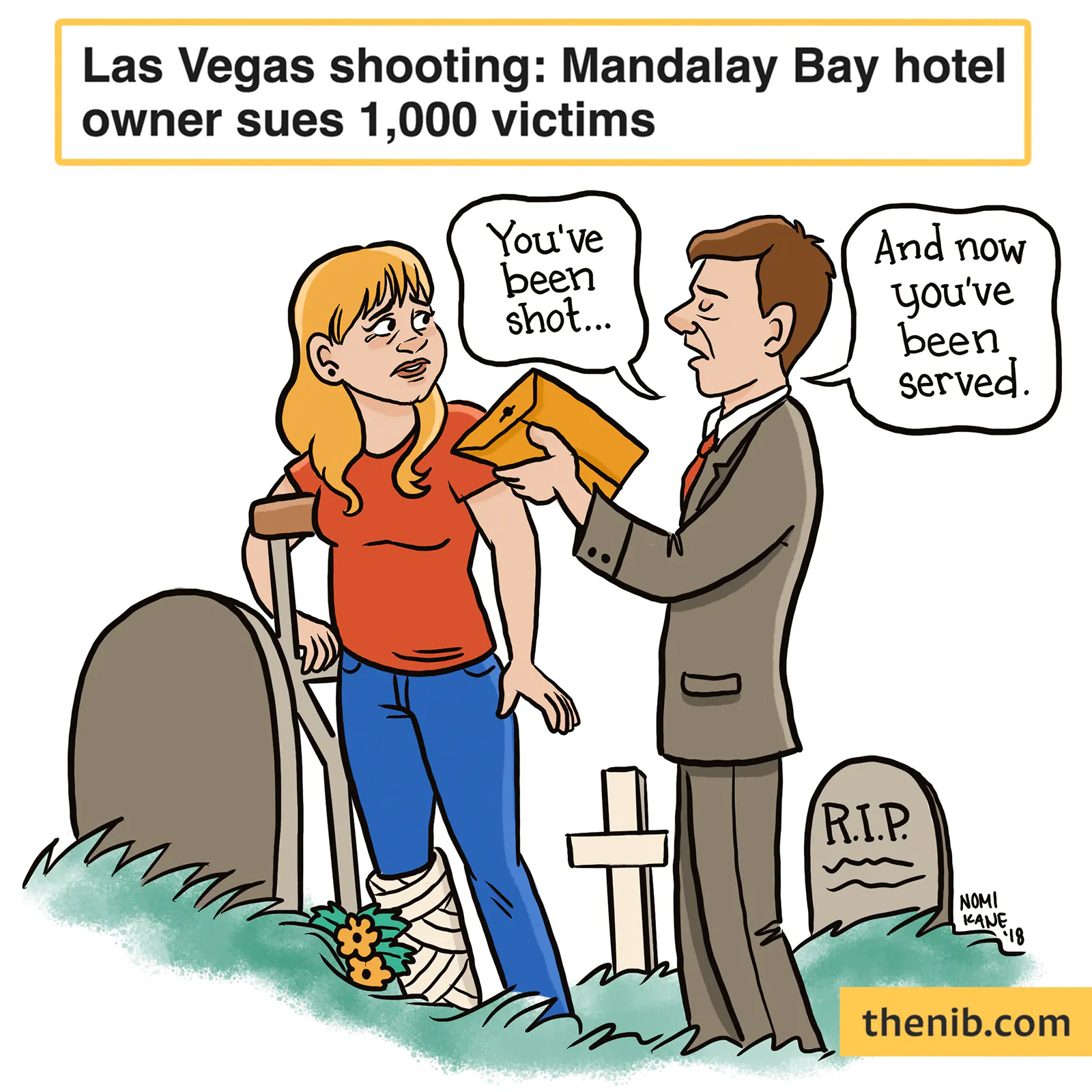 Shot in the Back - by Headlines
