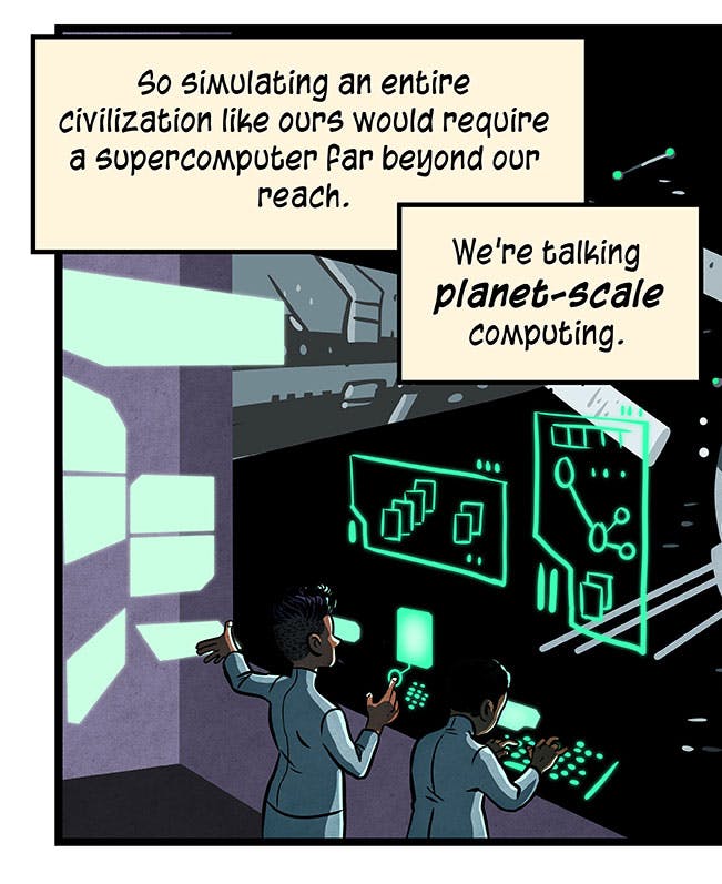 Are We Living In A Computer Simulation? - by Maki Naro and Matthew Francis