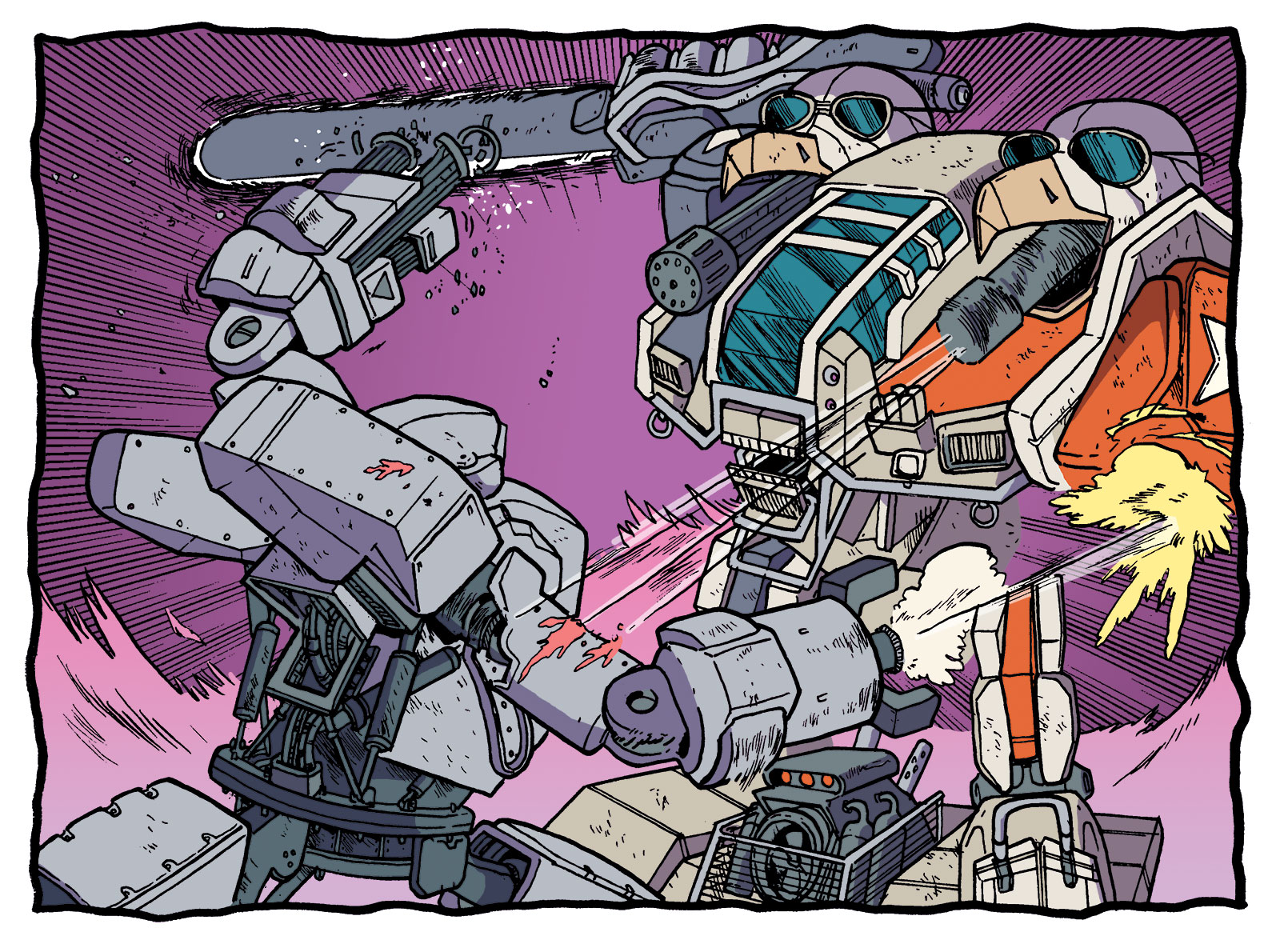 The League of Extraordinarily Large Robots - by Andy Warner and Jon Chad