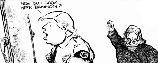 Trump and Bannon Drag Legendary Cartoonist Pat Oliphant Out of ...