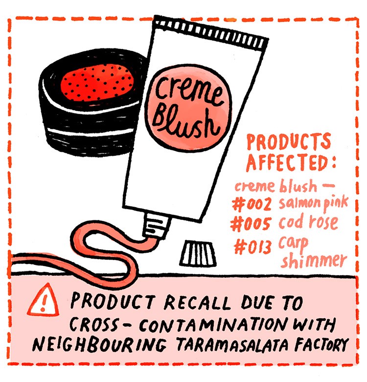 Urgent Cosmetic Product Recalls - by Gemma Correll